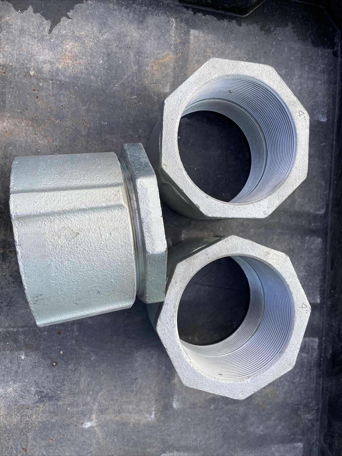 4" Malleable Iron 3 Piece Erickson Coupling For Use on Rigid & IMC ...