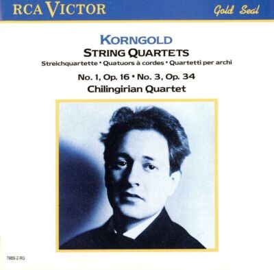 Korngold: String Quartets Nos. 1 & 3 / Chilingirian Quartet (CD, RCA, 1989) | eBay