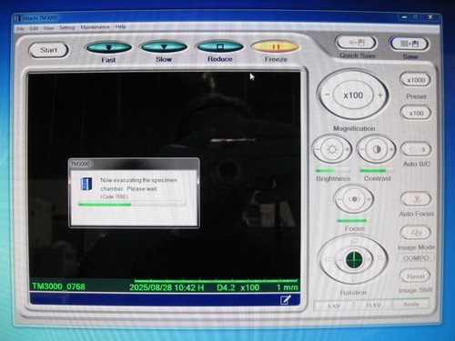 C199973 Hitachi TM3000 Tabletop Microscope Scanning Electron Microscope ...