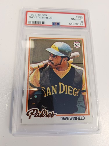 1978 TOPPS #530 DAVE WINFIELD PADRES HOF PSA 8 NM-MT | eBay