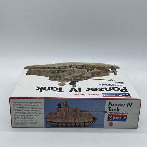 1972 Monogram Armor Series Panzer IV Tank Model Kit | eBay