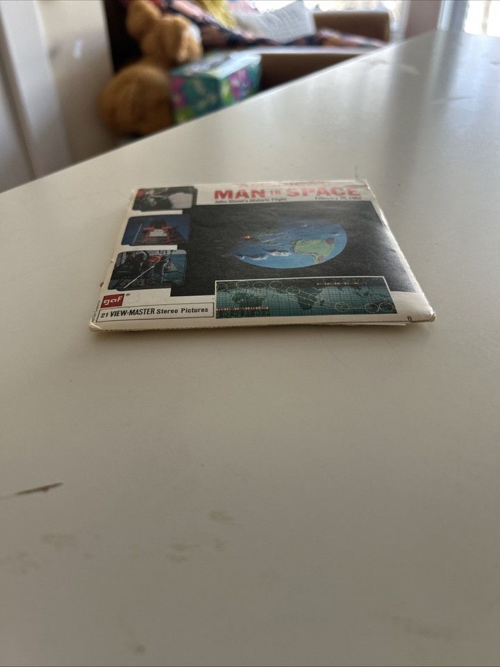 Vintage 1962 AMERICA's MAN in SPACE View-Master 3-Reel Set GAF B657 ...