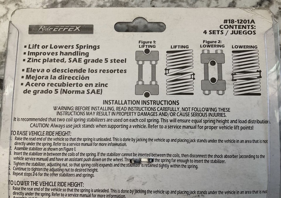 Superior 18-1201A Coil Spring Expander Tensioner Adjustable Lift or ...