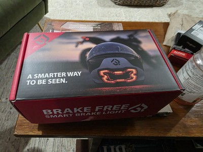 Brake Free LED Smart Brake Motorcycle Wireless Helmet Light- New! | eBay
