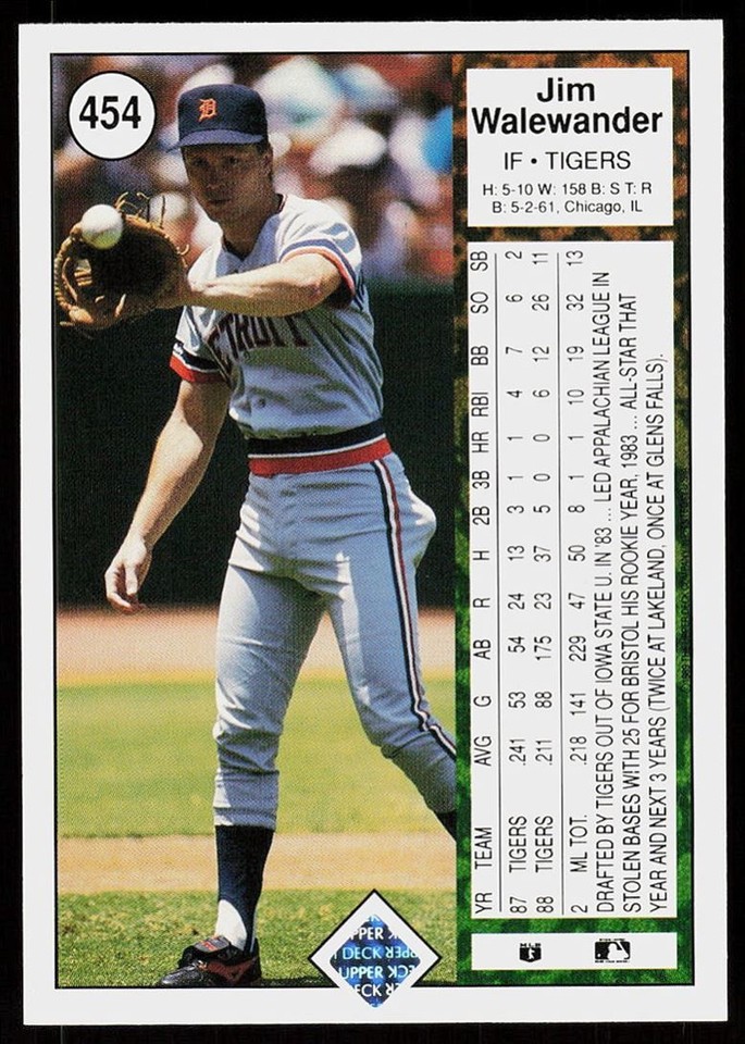 1989 Upper Deck Jim Walewander St. Louis Cardinals #454 | eBay