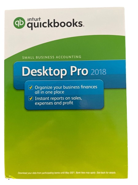Intuit QuickBooks Desktop Pro 2018 Small Business Accounting Software ...