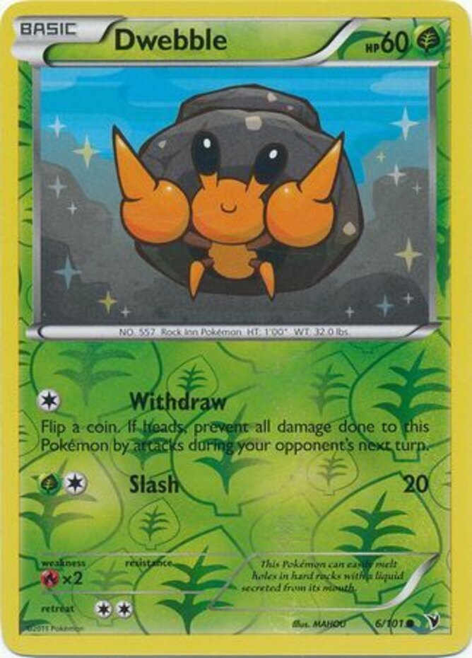 Dwebble (Common)[NVI]: Buy and Sell Prices & Values - Pokécazilla