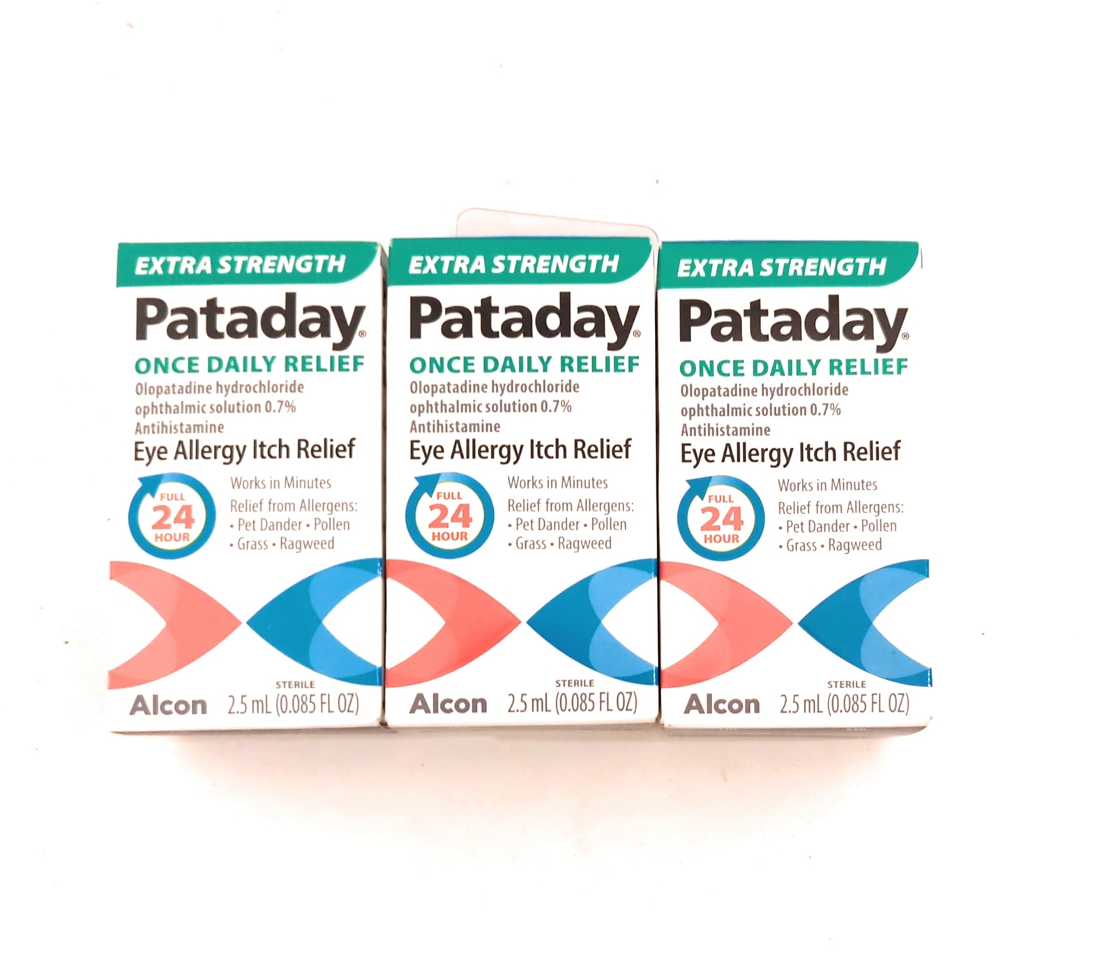 Pataday Eye Drops Extra Strength, 2.5 ml (3 Pack) | eBay