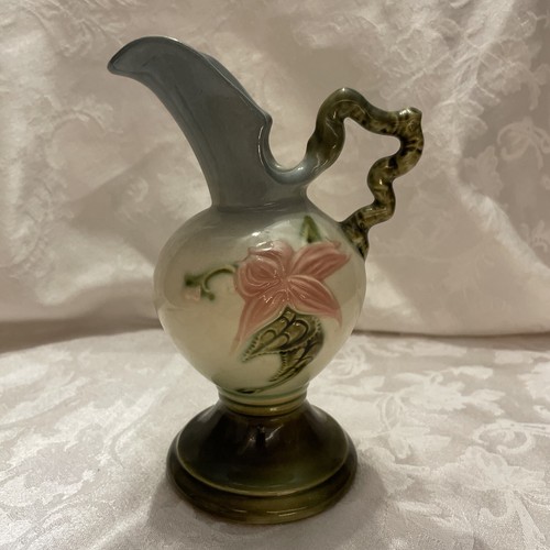 VTG Hull Woodland Vase Pitcher (W6-6.5") Flowers Glazed High Gloss made ...