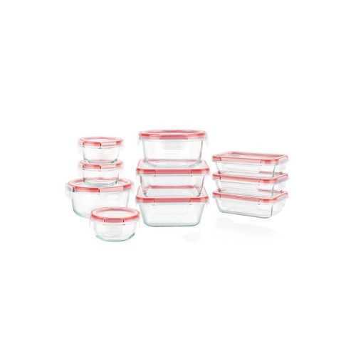 Pyrex Glass Food Storage Jars Containers Clear Set 20pc Freshlocks | eBay