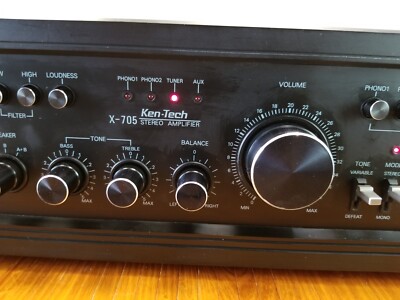 1979 Ken-Tech Audio X-705 Stereo Amplifier - Integrated Amplifier ...