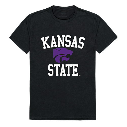 Kansas State University WILDCATS KSU Black Tee T Shirt S - 2XL | eBay