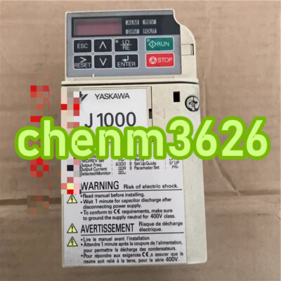 1PC USED Yaskawa inverter J1000 0.4KW/0.2KW 220V CIMR-JT2A0002BAA #YY ...