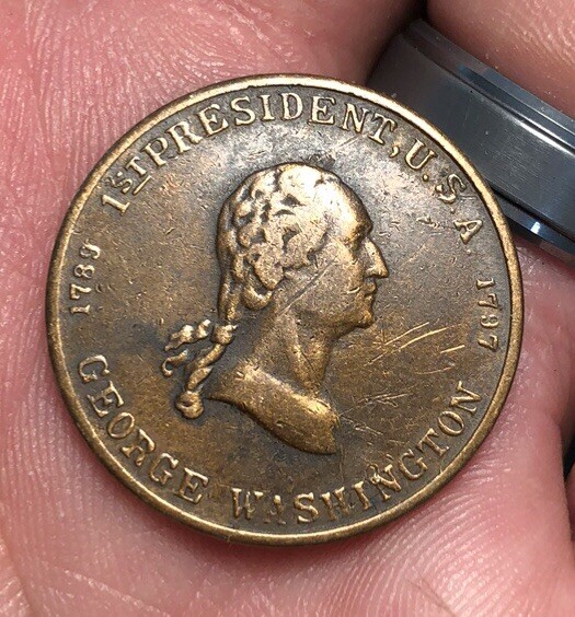 1789 George Washington Medal Coin/Token | eBay