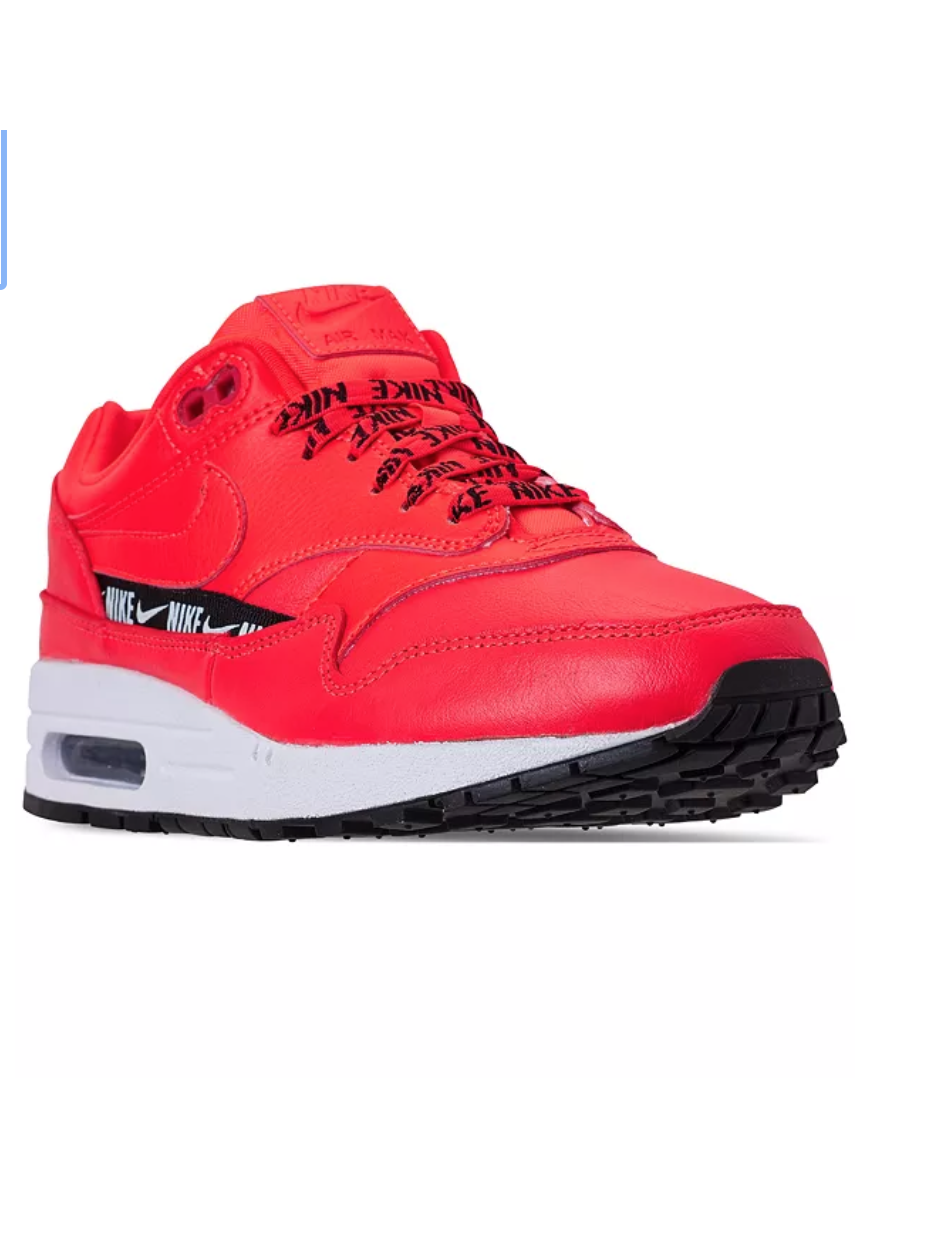 Red Nike Women's Air Max 1 SE Running Sneakers Size 7 | eBay