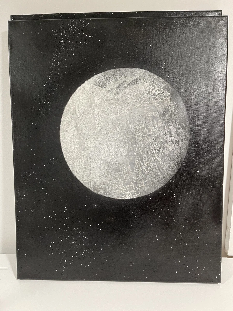 Spray Paint Art Moon