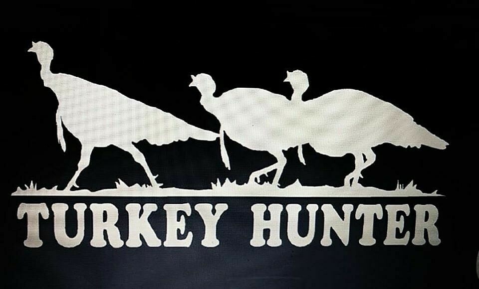Strutting Turkey Decal