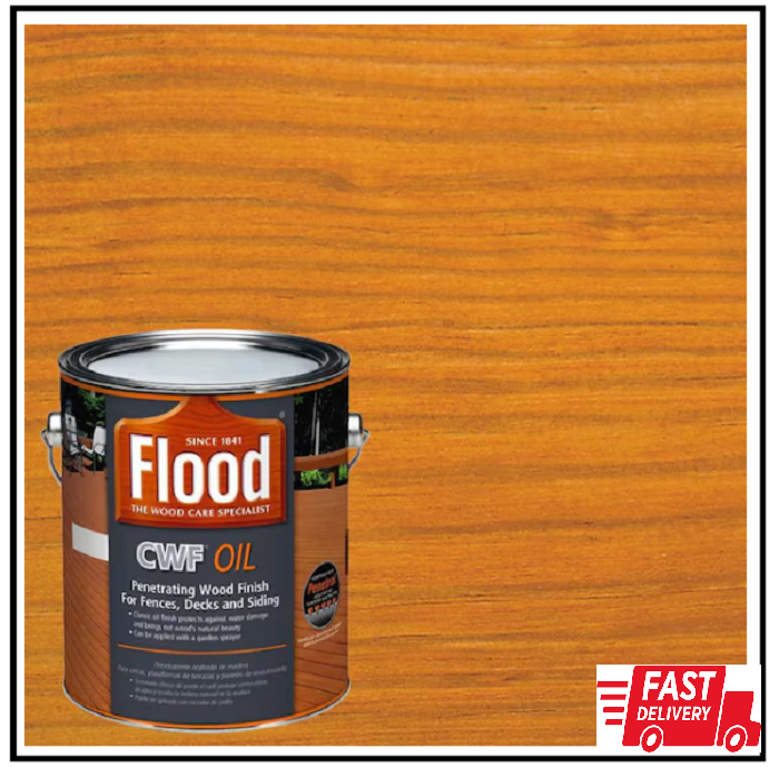 NEW Exterior 1 Gal. Clear Wood Stain Finish CWF Oil Penetrating Decks ...