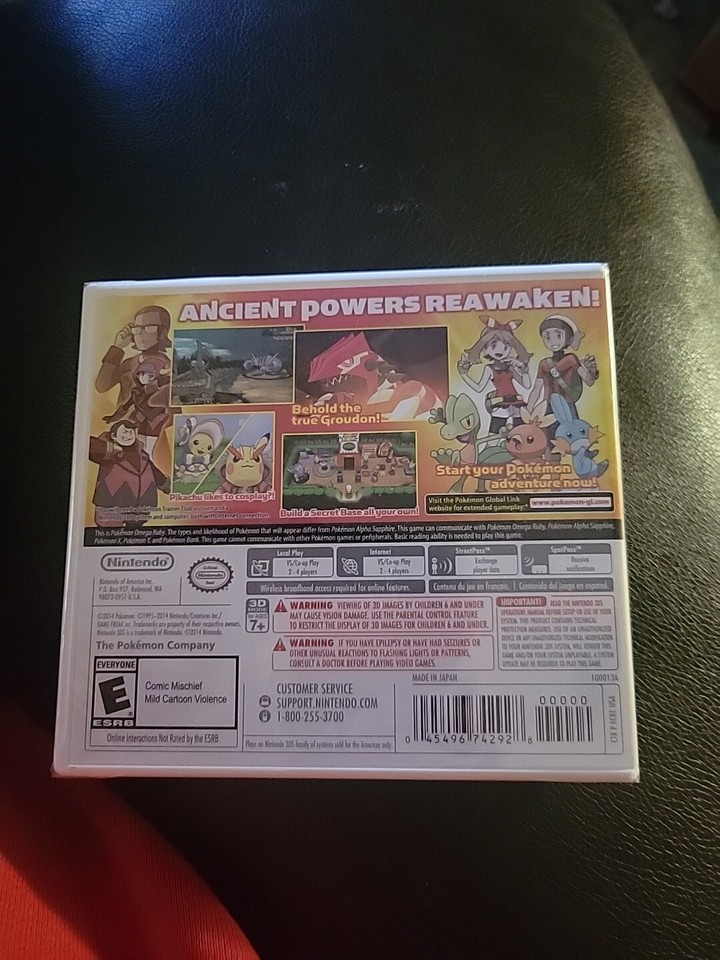 Pokemon Omega Ruby - Nintendo 3DS Brand New Factory Sealed 801947303168 ...