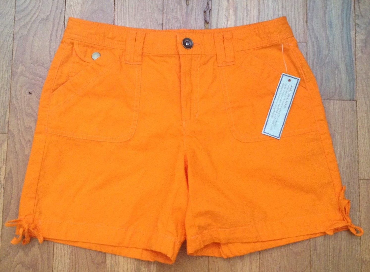 NWT Khakis ORANGE Shorts Womens size 4 x 5 1/2" INSEAM | eBay
