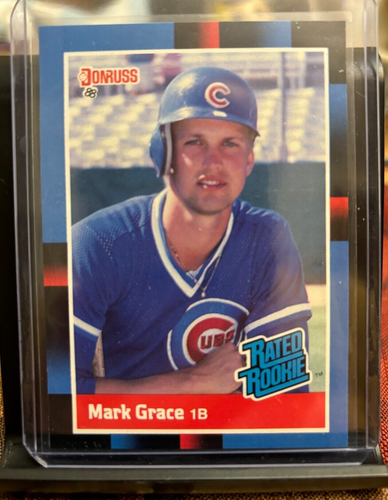 1988 Leaf Canadian - Rated Rookies #40 Mark Grace (RC)*error* | eBay