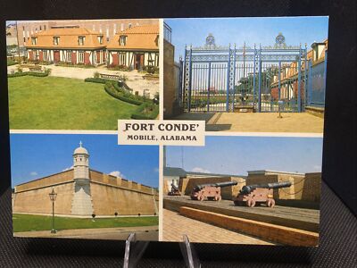 POSTCARD: Fort Conde Mobile Alabama H5 | eBay