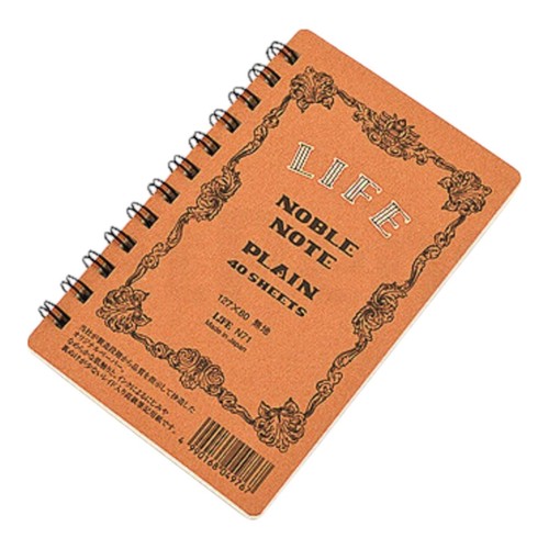 LIFE Noble Mini Ring Notebook 40 Sheets Plain N71 | eBay