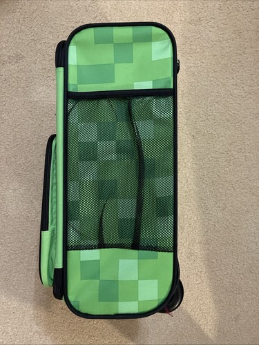Minecraft Suitcase Luggage Carry On Rolling Canvas Shell JINX | eBay