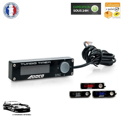 Turbo Timer LCD - Affichage LED 3 Couleurs - Rouge/Bleu/Blanc - Audi ...