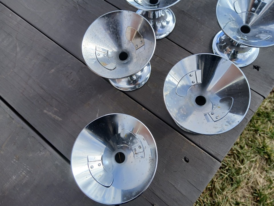 8 Vortex Metal Soda Fountain Ice Cream Dixie Paper Cone Holders No 8789 ...