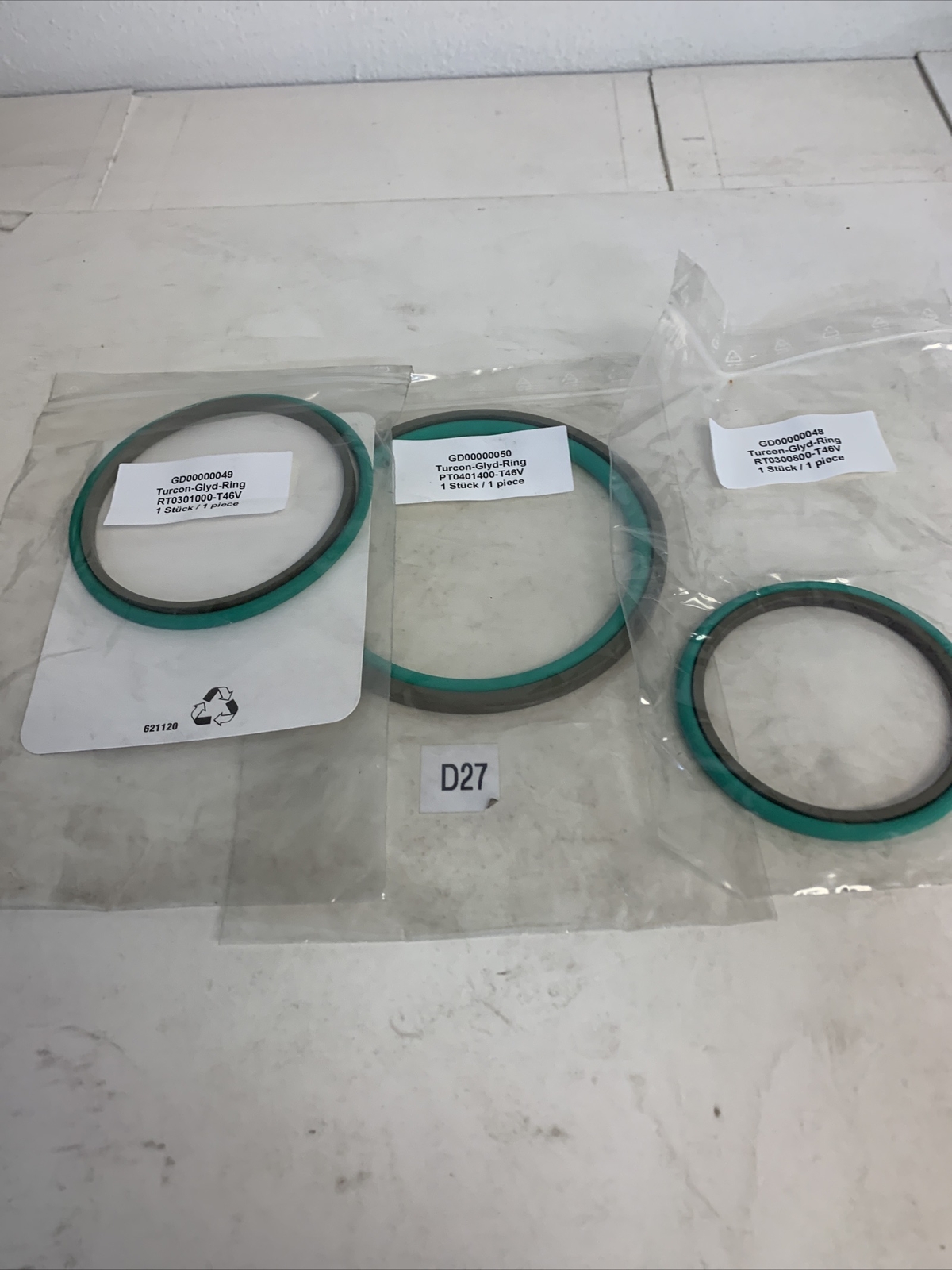 Turcon-Glyd-Ring Assortment RTO300800,301000,PTO401400-T46V,3 Total ...