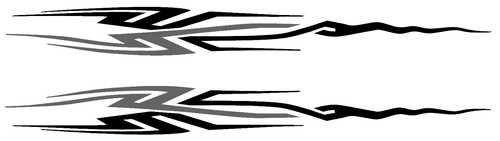 1.5m 2 colour STRIPES #1 marine grade pinstripe decals stickers.Boat ...