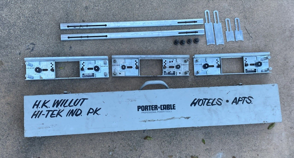 Porter Cable Hinge Butt Template Kit Model #59380 With Metal Case | eBay