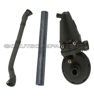 CRANKCASE OIL SEPARATOR PCV VENT VALVE KIT HD OEM QUALITY SET 3 for BMW ...