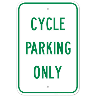 Cycle Parking Only Sign, | eBay