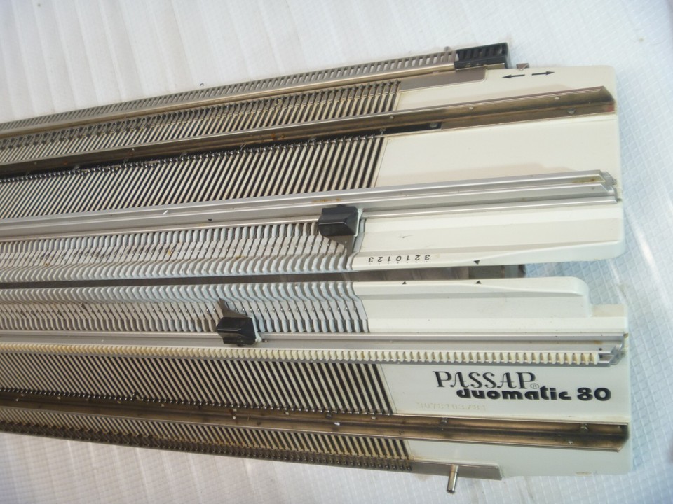 Passap Duomatic 80 knitting machine, accessories, superba , magazines , AS IS | eBay