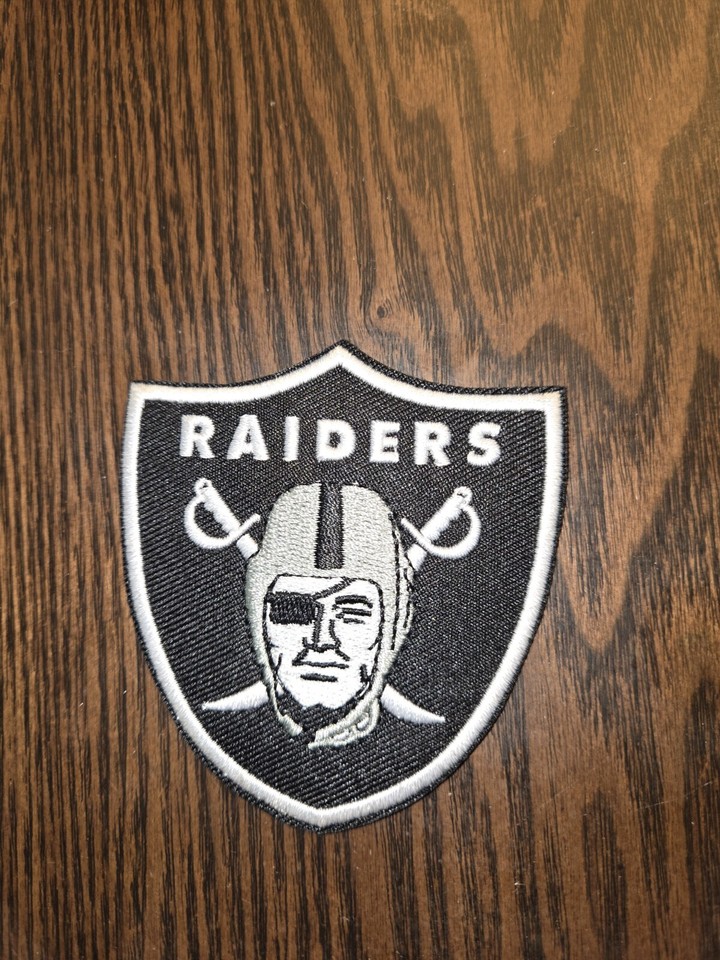 Las Vegas Raiders For Life Shield Patch Embroidered Iron (Bundle Of 2 ...
