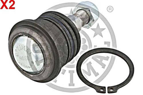 Front Lower Ball Joint 2x OPTIMAL Fits HYUNDAI Accent IV KIA 02-17 ...