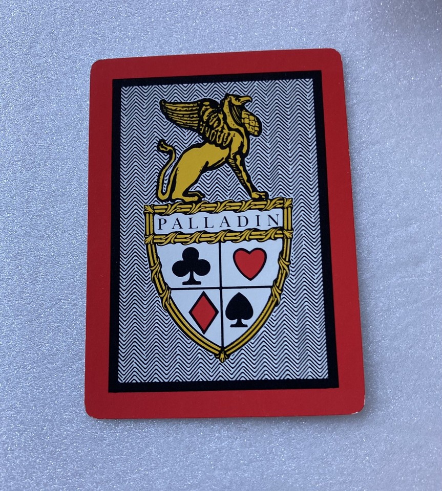 Very Rare 1983 Palladin Parlor And Playing Cards Prototype Sample Deck ...