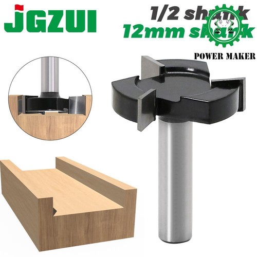 CNC Spoilboard Surfacing Router Bits 1/2 inch 12mm Shank 2 inch Cutting ...