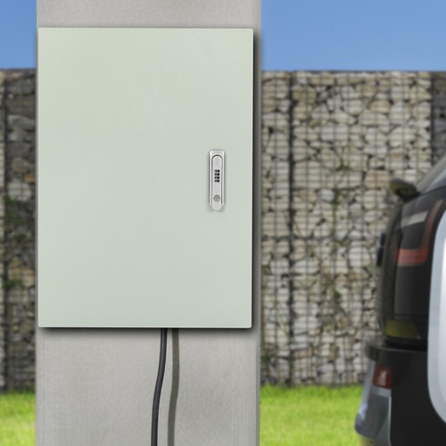 Indoor/Outdoor Charger Station Box Steel Wall Charger Holder Box 70*50 ...