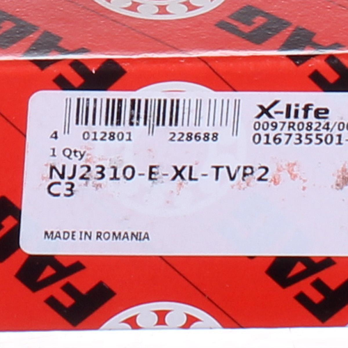NJ2310-E-XL-TVP2-C3 FAG/Schaeffler Technologies 50 x 110 x 40 mm CYL ...