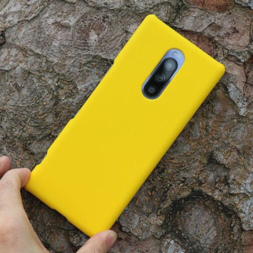 For Sony Xperia 1 XZ4 Smooth Matte Rubberized hard case back Shell ...