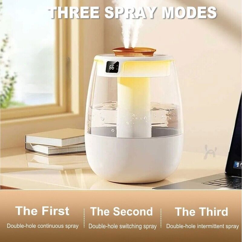 1500ml Humidifiers for Bedroom Large Room Office Cool Mist Air ...