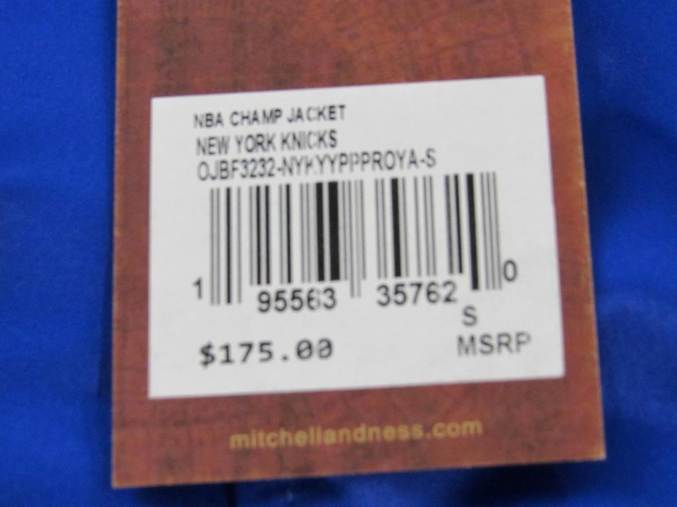 2X Champ 70-73 New York Knicks Mens Mitchell & Ness Heavy Satin Snap ...