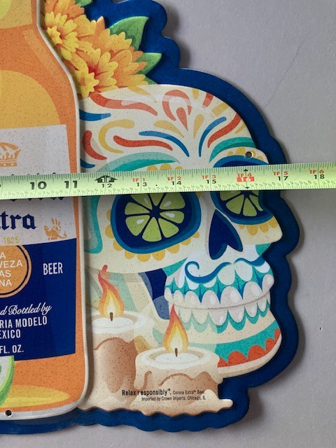 🔥 NEW Corona Extra Metal Tin Sign Day Of The Dead Beer Bar Mancave | eBay