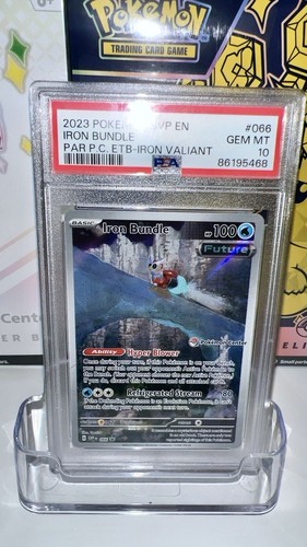 Iron Bundle Pokemon Center Stamped ETB SVP 066 Black Star Promo GEM ...