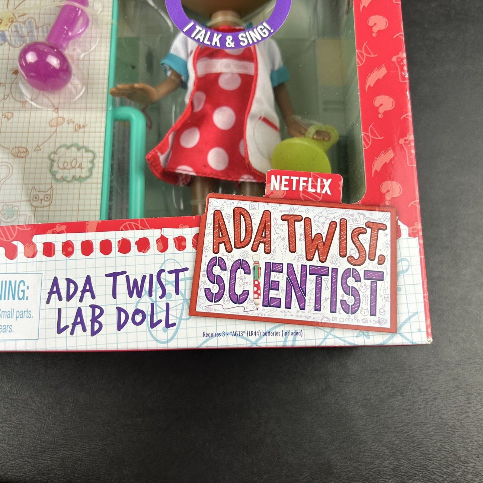Ada Twist Scientist Lab Doll Netflix Show Talking & Singing 12 inch ...