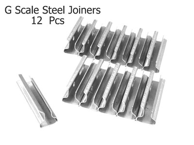 G scale Model Train Stainless Steel Track Rail Joiners (12 pieces) | eBay
