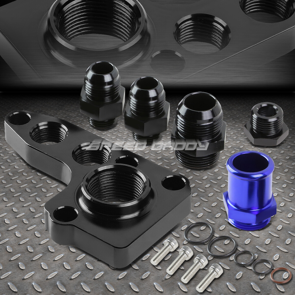 FOR 91-12 FORD MODULAR V8 4.6/5.4 ALUMINUM REMOTE OIL FILTER RELOCATION ...